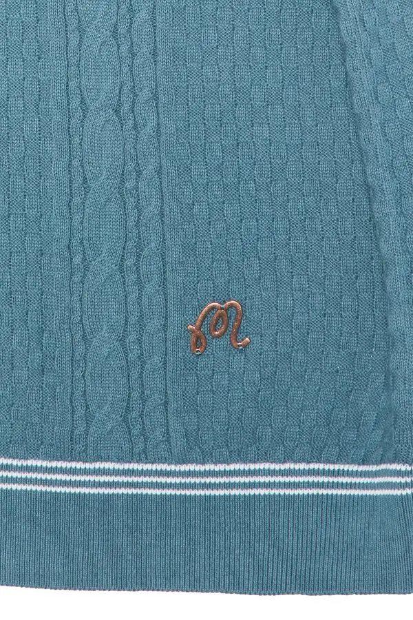 MALBON Navarro Polo - Aegean Blue