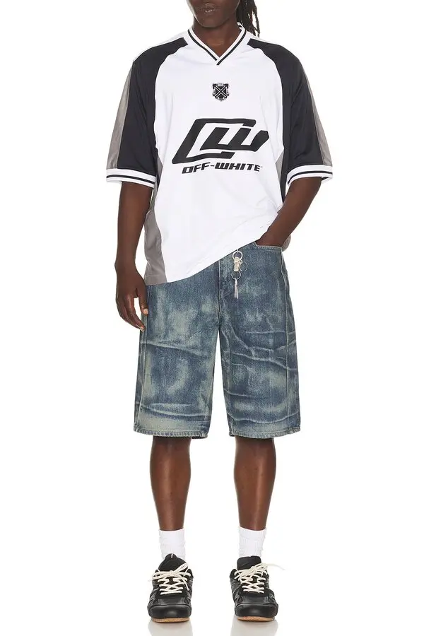 Off-White Team Soccer Jersey - White