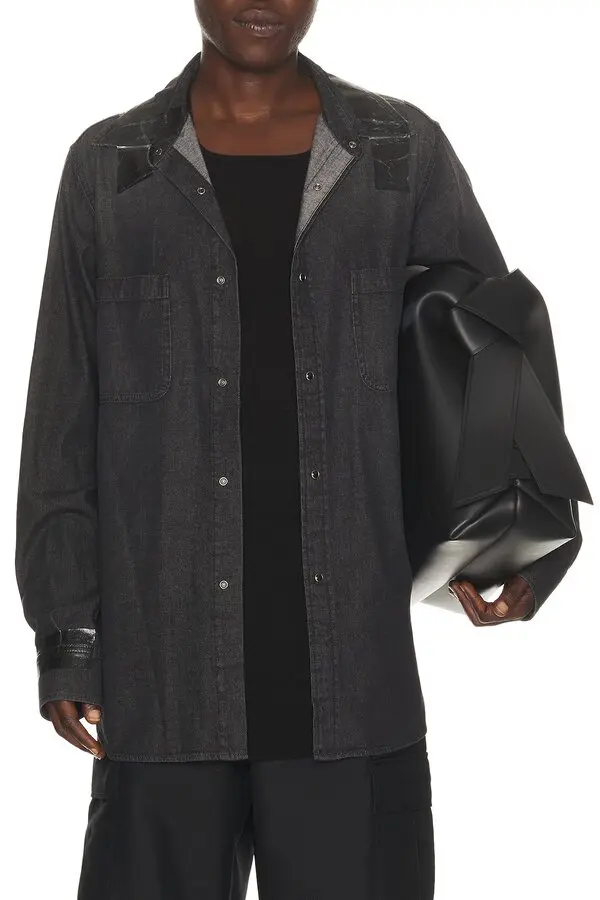 MAISON MARGIELA Long-sleeved Shirt In Black