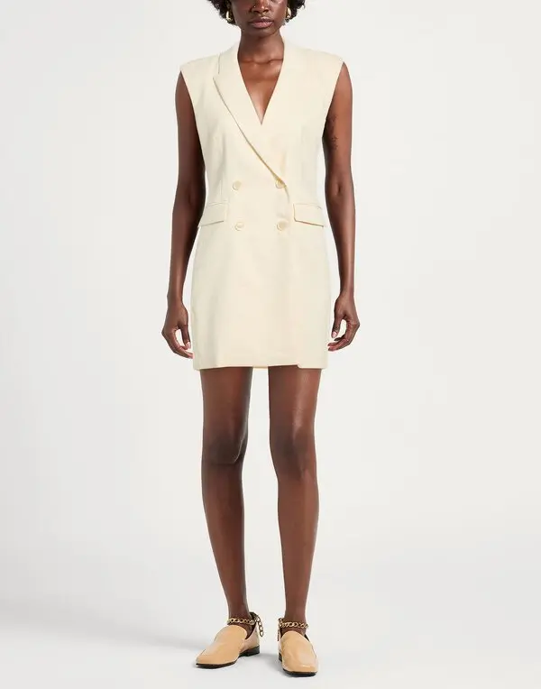 Patrizia Pepe Linen & Polyamide Blazer Dress