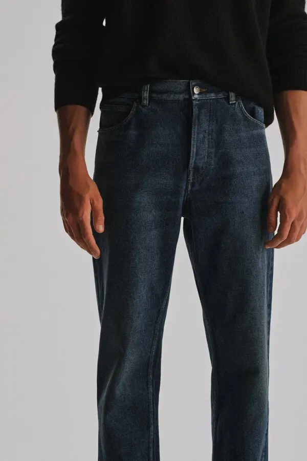 THE ROW Viro Jean - Medium Indigo
