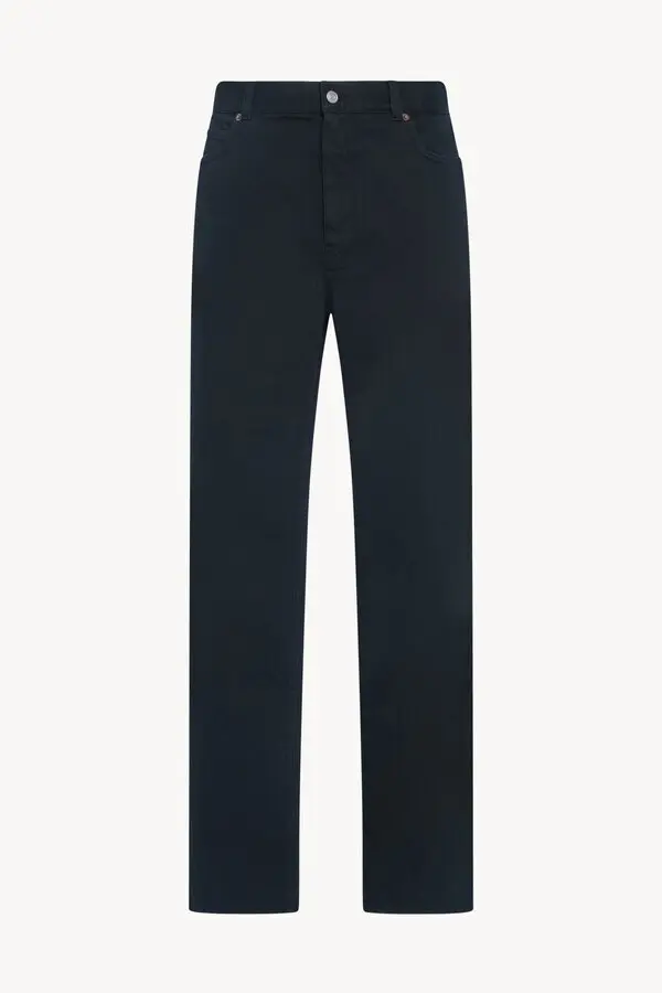 THE ROW Vanya Wide Leg Jeans - Black