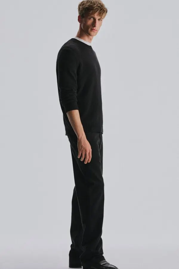 THE ROW Vanya Wide Leg Jeans - Black