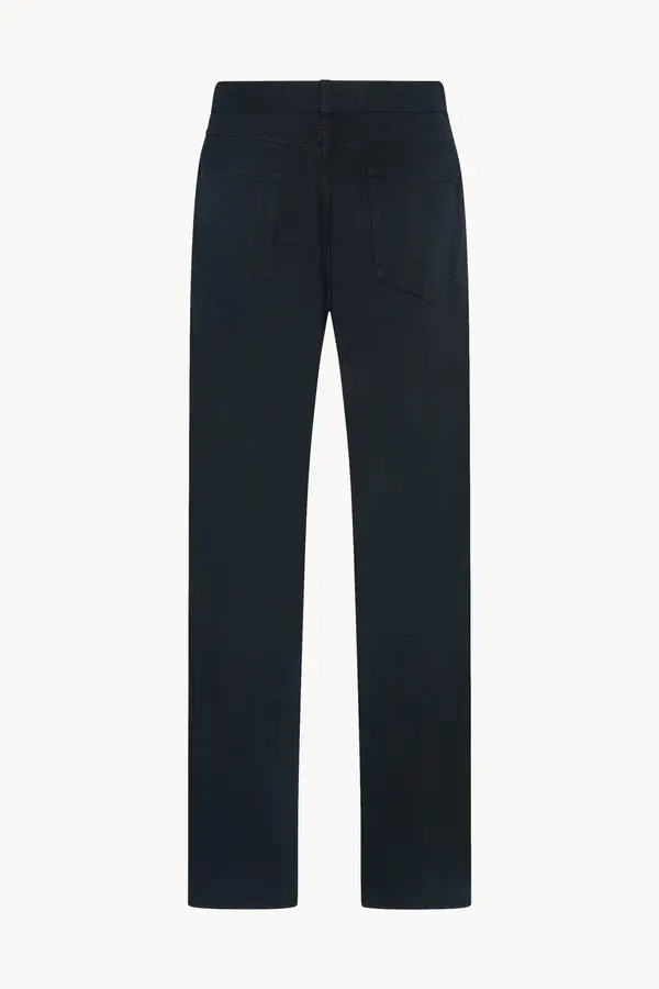 THE ROW Vanya Wide Leg Jeans - Black