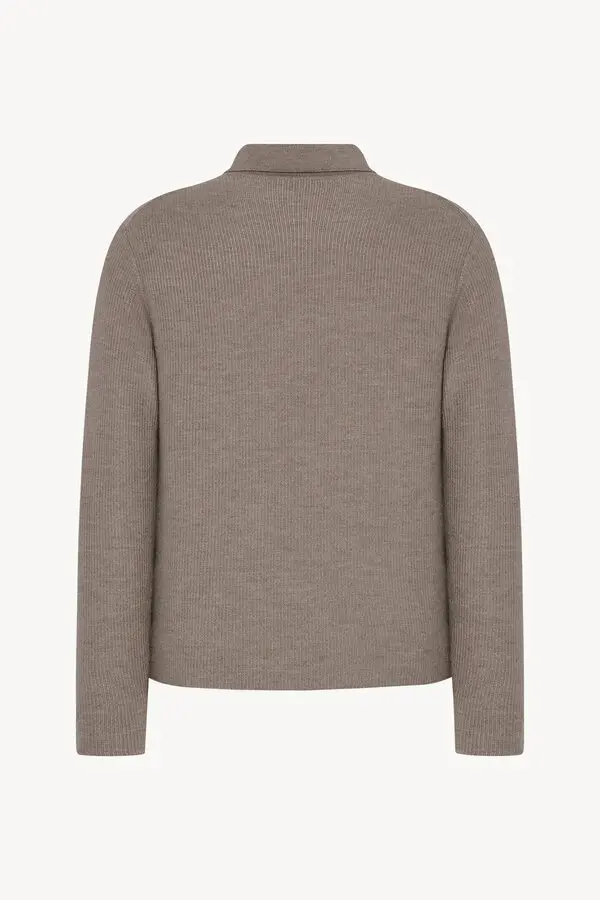 THE ROW Bertram Top - Light Pebble