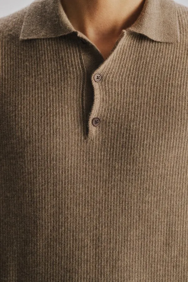 THE ROW Bertram Top - Light Pebble
