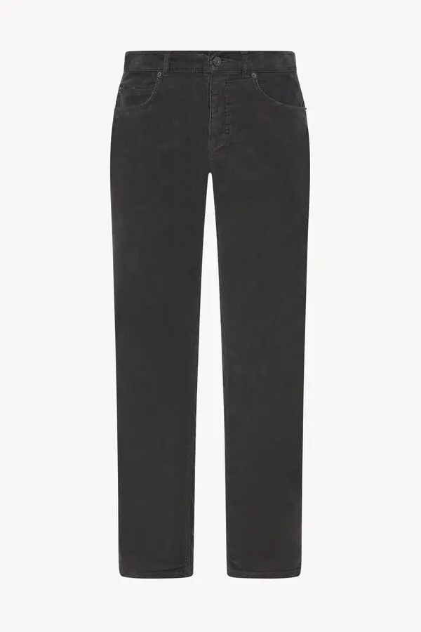 THE ROW Valentin Corduroy Slim Leg Trousers
