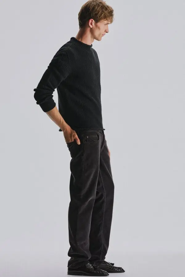 THE ROW Valentin Corduroy Slim Leg Trousers