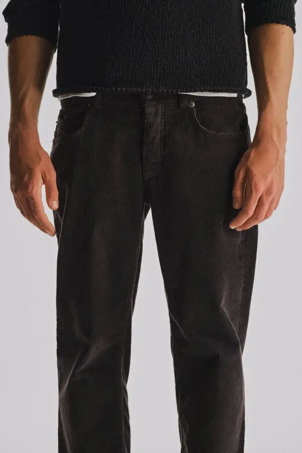 THE ROW Valentin Corduroy Slim Leg Trousers