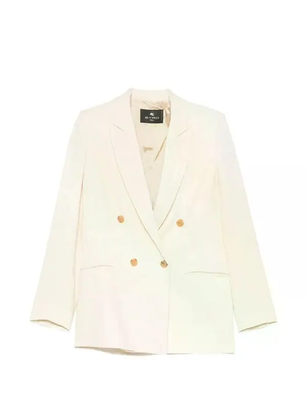 Etro Double-breasted Jacquard Jacket