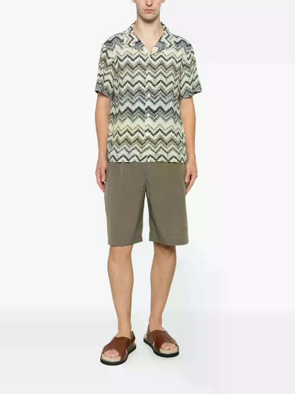 Missoni Zigzag-print Short-sleeve Shirt