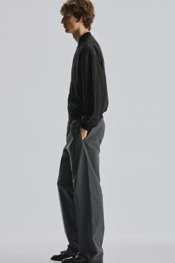 THE ROW Oriel Bomber Jacket In Silk Poplin