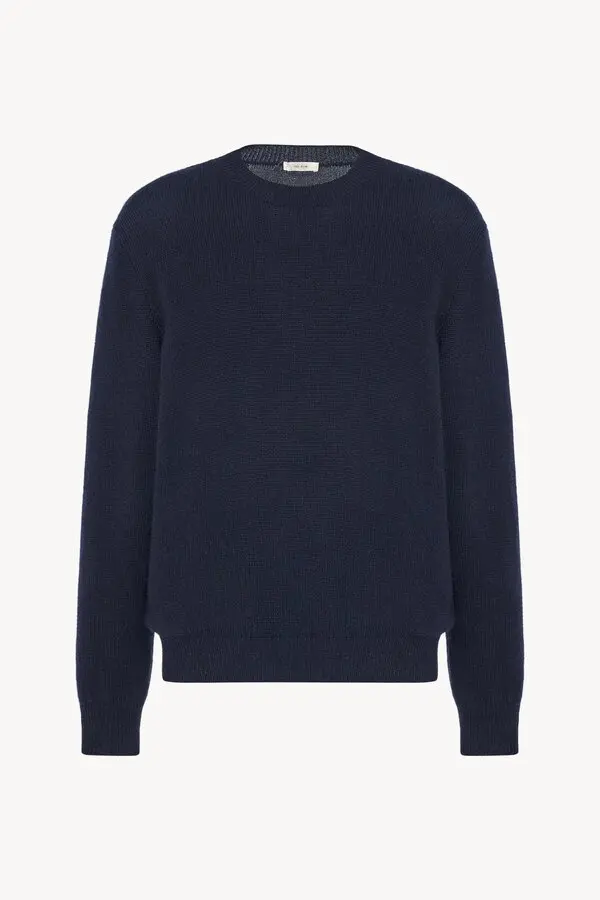 THE ROW Cyrus Long Sleeve Crewneck Top