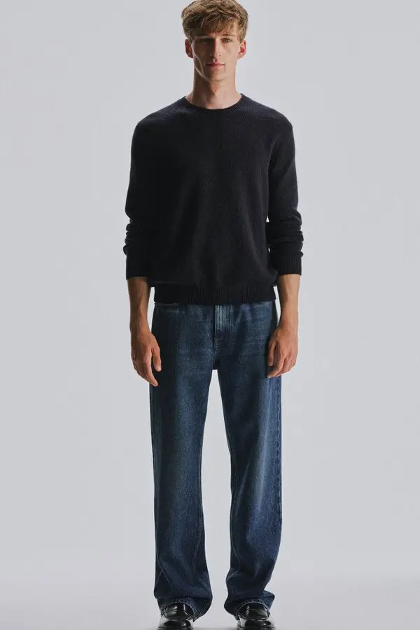 THE ROW Cyrus Long Sleeve Crewneck Top