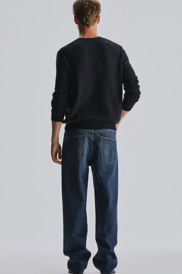 THE ROW Cyrus Long Sleeve Crewneck Top