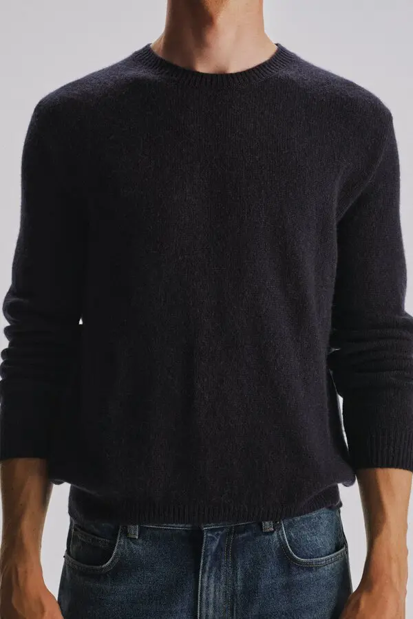 THE ROW Cyrus Long Sleeve Crewneck Top