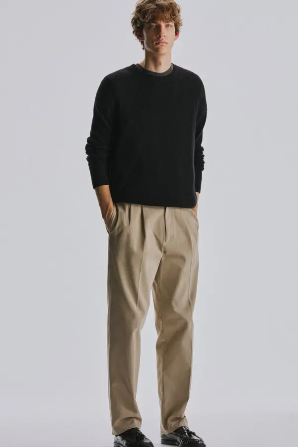 THE ROW Tomasino Cotton Twill Trousers