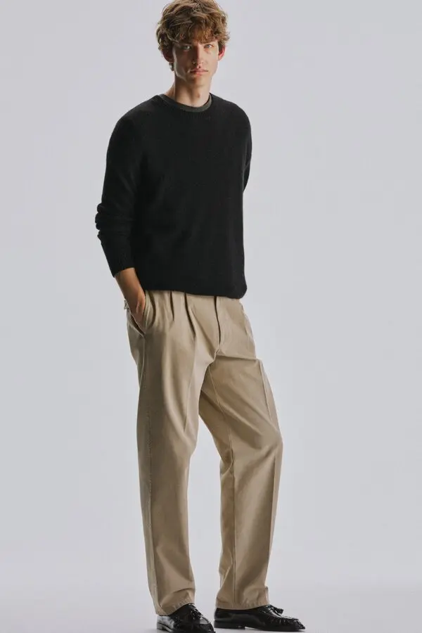 THE ROW Tomasino Cotton Twill Trousers