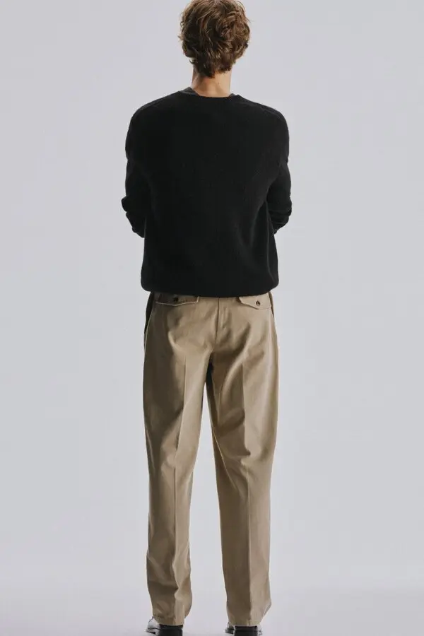 THE ROW Tomasino Cotton Twill Trousers