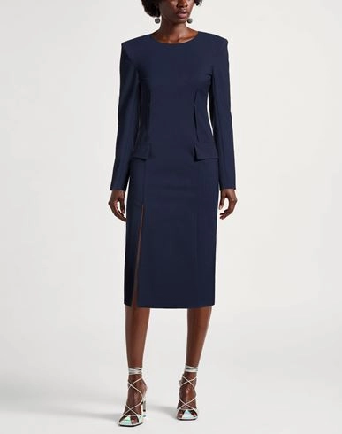 Patrizia Pepe Midi Dress Size Polyester, Virgin Wool, Elastane
