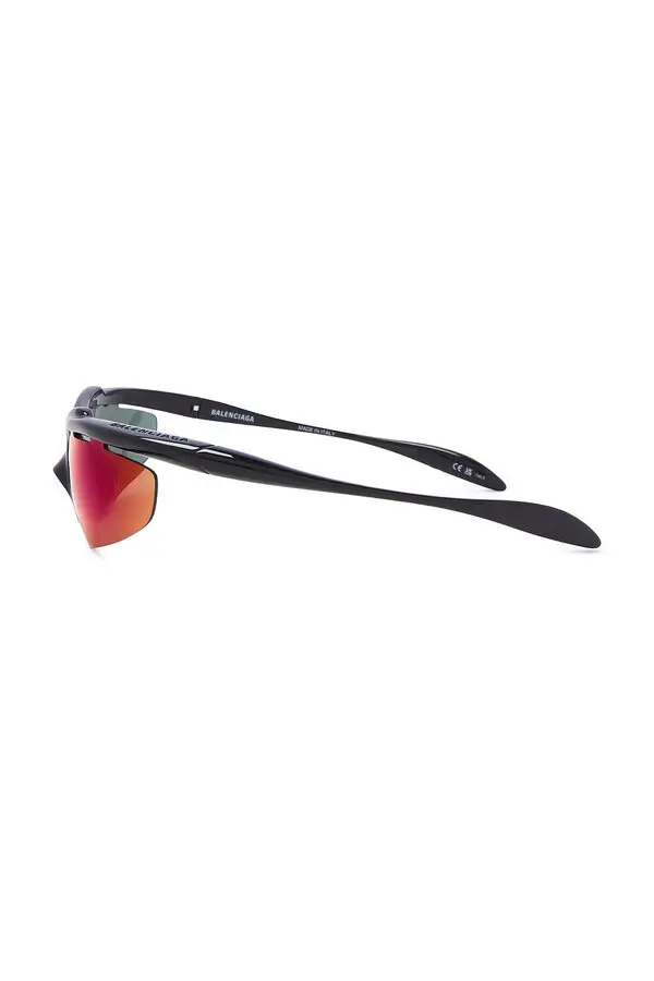Balenciaga Turbo Geometrical Sunglasses - Black