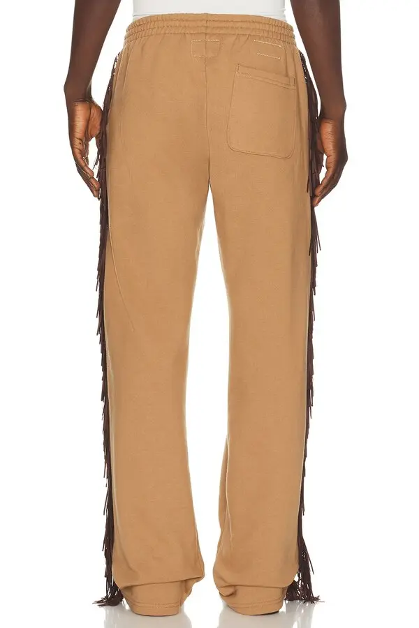 AUSTIN POST Fringed Straight Cut Pant