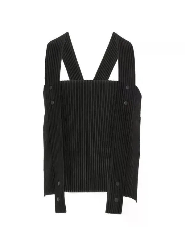 Issey Miyake Sleeveless Square Neck Top