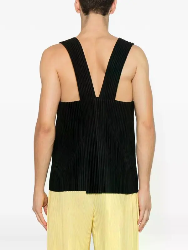 Issey Miyake Sleeveless Square Neck Top