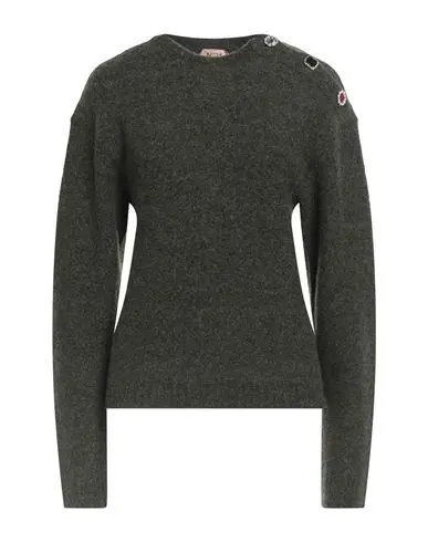 N°21 Dark Wool, Polyamide, And Cotton Sweater - Green