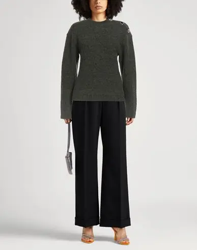 N°21 Dark Wool, Polyamide, And Cotton Sweater - Green