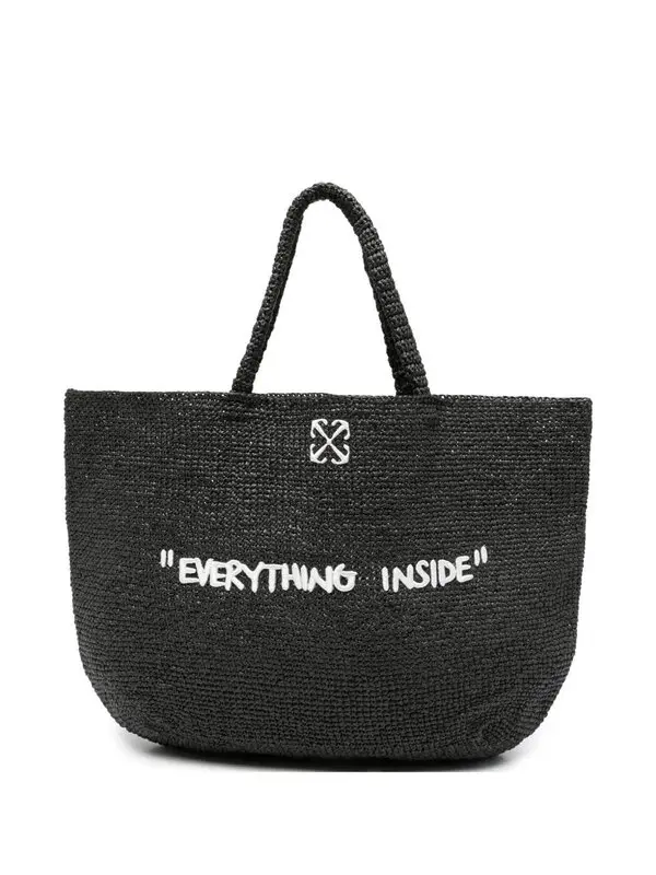 Off-White Jitney Arrows Tote Bag - Black