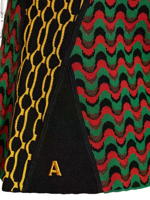 PUMA X Ahluwalia Jacquard-knit Mini Skirt