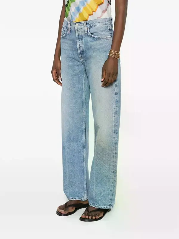 AGOLDE Pressed Crease Wide-leg Jeans