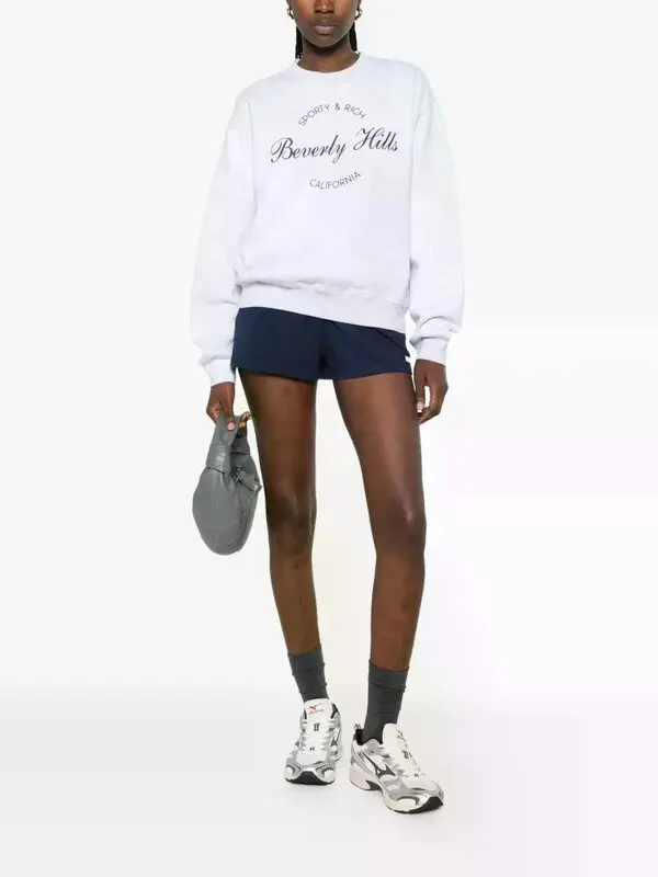 SPORTY & RICH Beverly Hills Logo-print Sweater