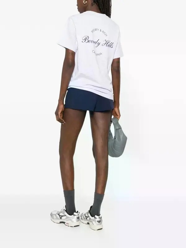 SPORTY & RICH Logo Print T-shirt