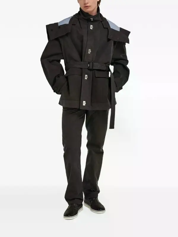 FERRAGAMO Cropped Hooded Parka