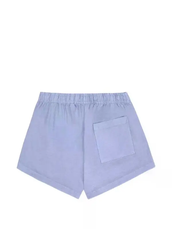 SPORTY & RICH Logo Print Elasticated Waist Shorts