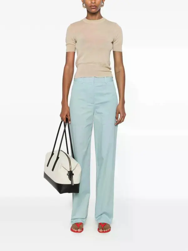 JOSEPH Patch-pocket Straight-leg Trousers