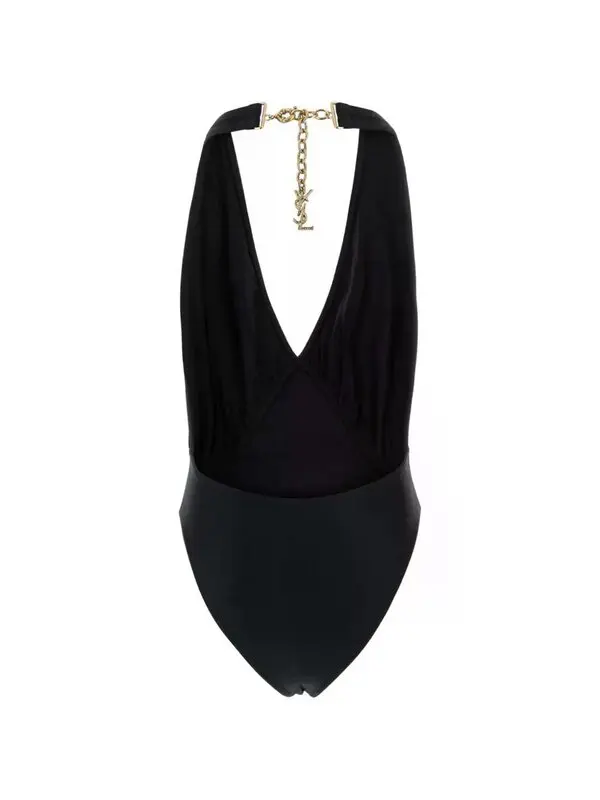Saint Laurent Halterneck Swimsuit