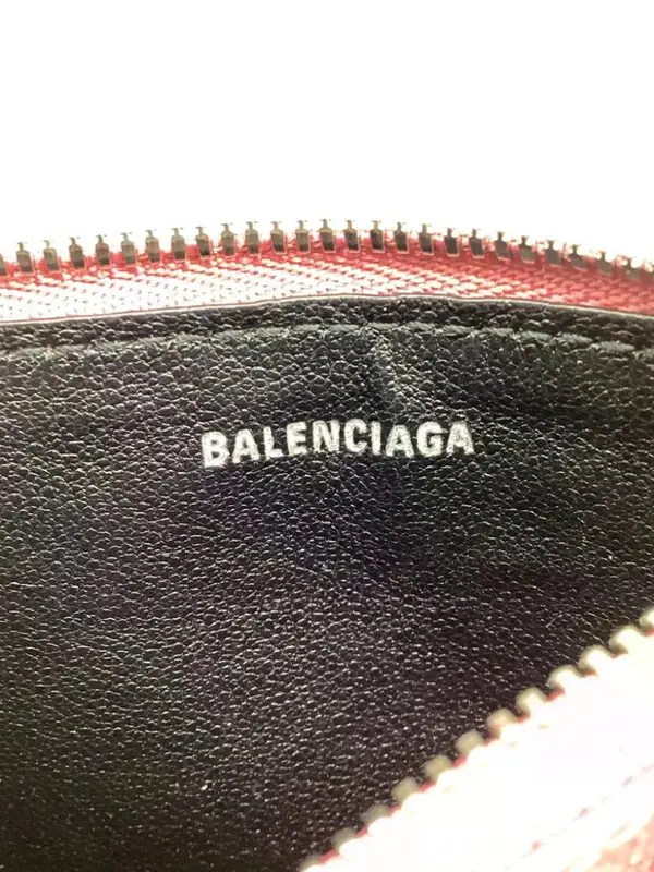 Balenciaga Cash Glitter Card Holder