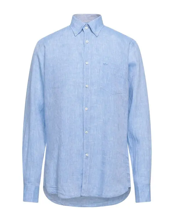 Paul & Shark Shirt Size Linen - Blue
