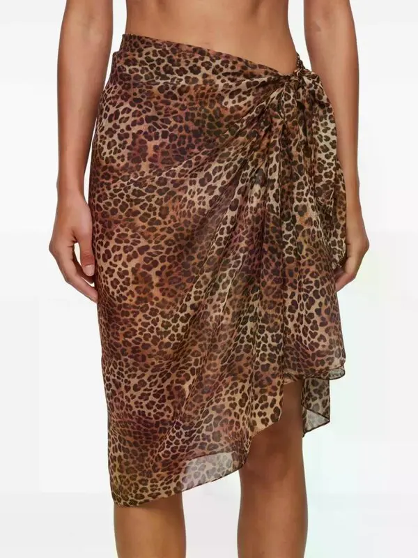 MC2 SAINT BARTH Thaiti Leopard-print Sarong