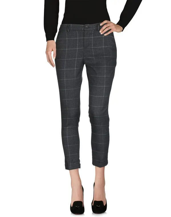 Liu Jo Plaid Straight-leg Pants
