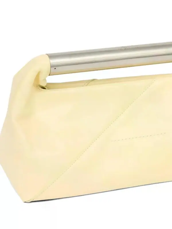 MAISON MARGIELA Leather Tote Bag With Metallic Handle