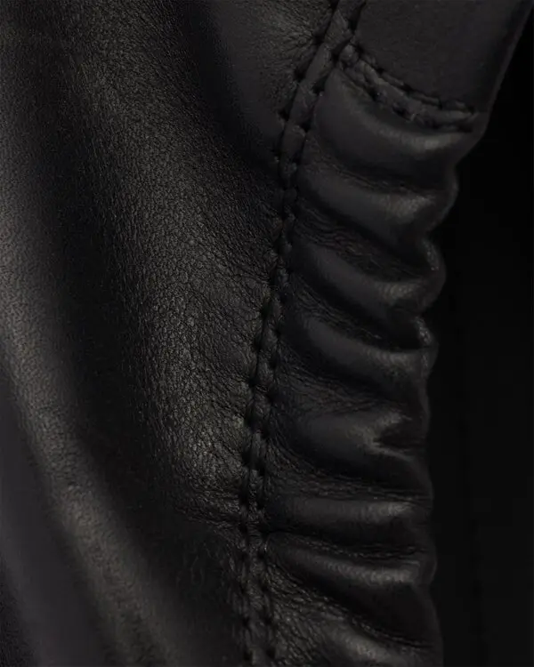 Prada Speedrock Leather Loafers - Black