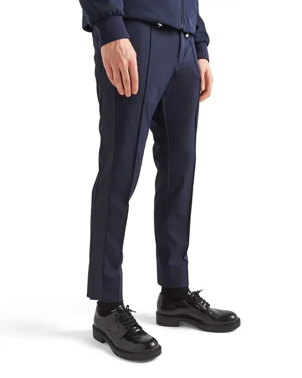Prada Stretch Technical Fabric Extra-slim Fit Pants
