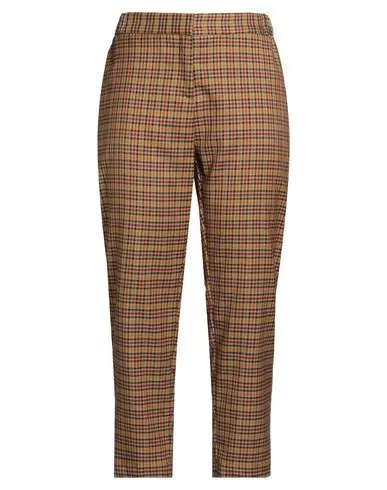 OTTOD'AME Tartan Pattern Cropped Tapered Pants