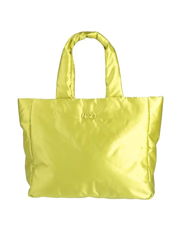 N°21 Maxi Tote Bag In Satin - Green