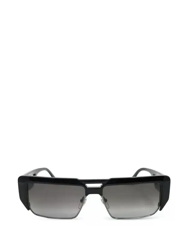 Mcm Rectangle Frame Sunglasses With Logo Plaque