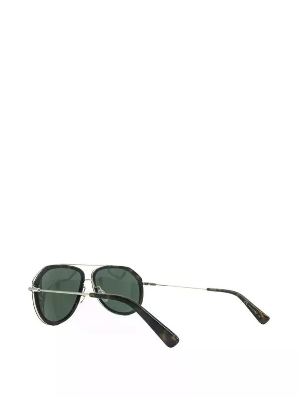 Mcm Tortoiseshell-effect Pilot Sunglasses